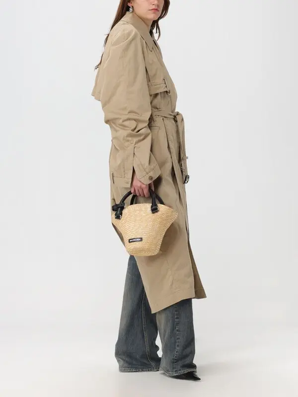 Balenciaga Trench Coat In Cotton