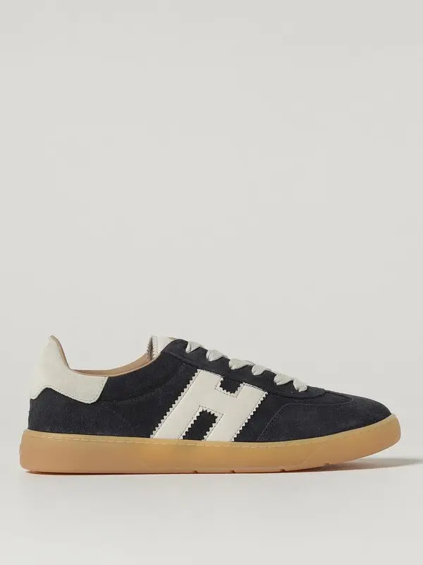 Hogan Lace-up Suede Sneakers - Blue
