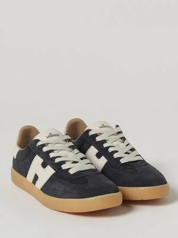 Hogan Lace-up Suede Sneakers - Blue