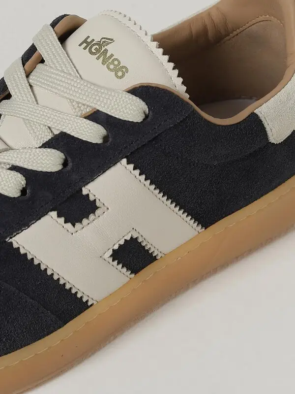 Hogan Lace-up Suede Sneakers - Blue