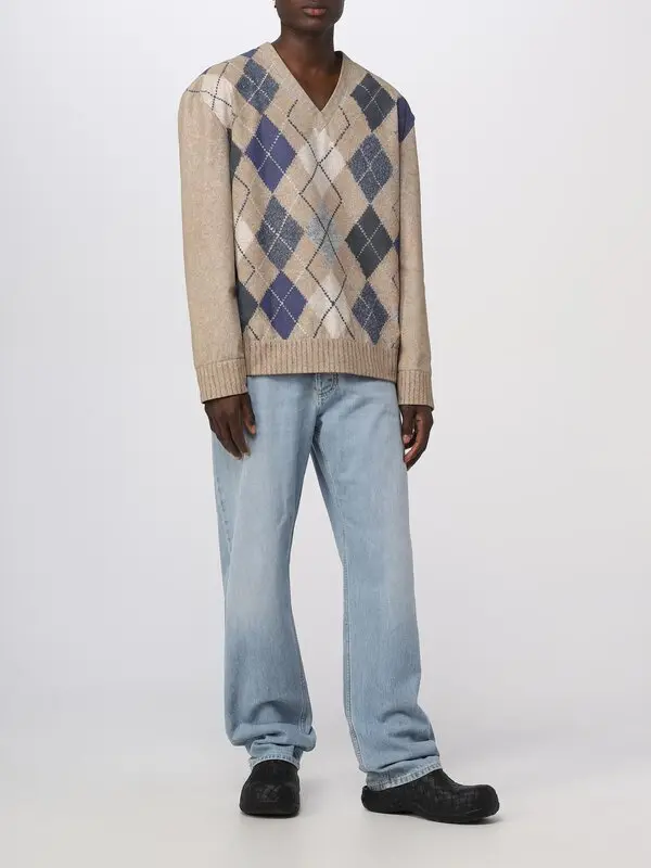 Bottega Veneta Printed Leather Sweater