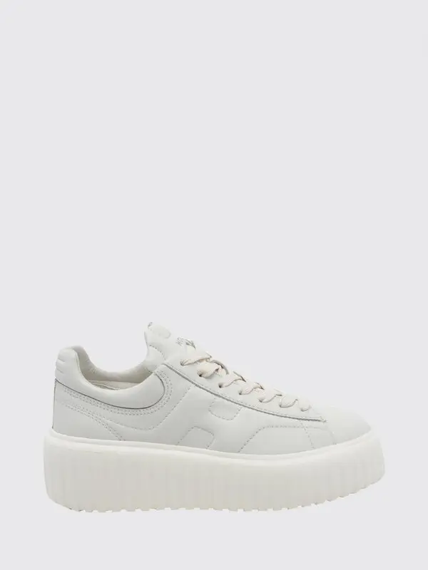 Hogan Nappa Leather Platform Sneakers - White 1