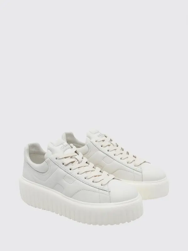 Hogan Nappa Leather Platform Sneakers - White 1