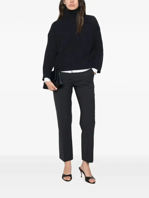 Brunello Cucinelli Wool Pleated Trousers