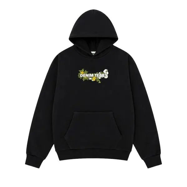 DENIM TEARS Floral Logo Hoodie