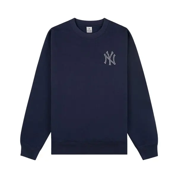 SPORTY & RICH Yankees Embellished Crewneck