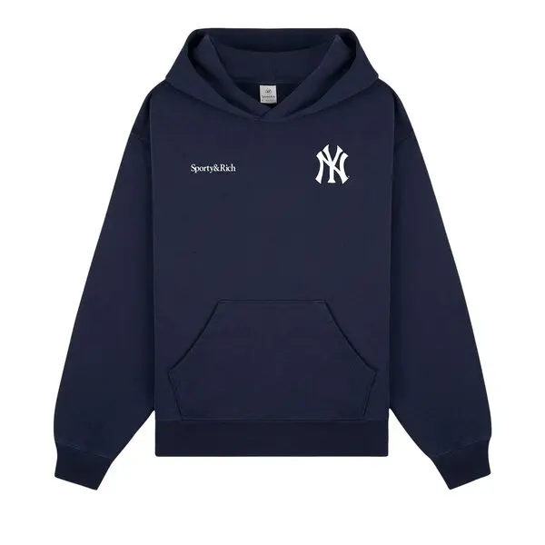SPORTY & RICH Yankees Curve Hoodie