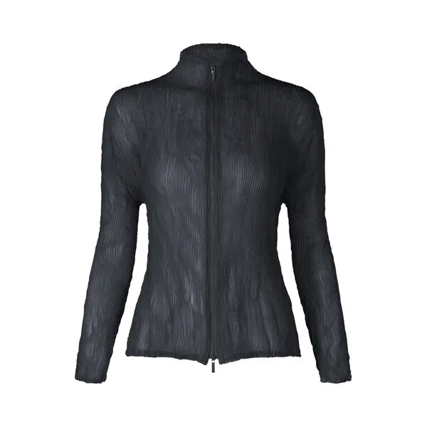 Issey Miyake Chiffon Twist 1 Shirt 'dark Navy