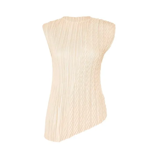 Issey Miyake Pleated Asymmetrical Top