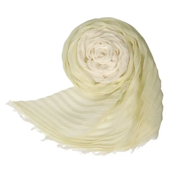Issey Miyake Pleated Ramie Stole