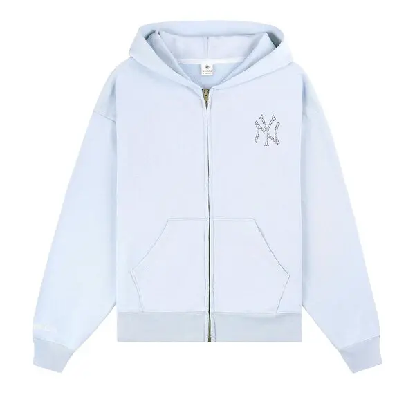 Sporty & Rich Yankees Krystal Zip Hoodie
