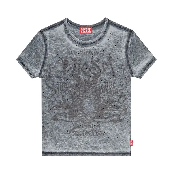 DIESEL® T-uncuties-long-aa3 T-shirt /grey