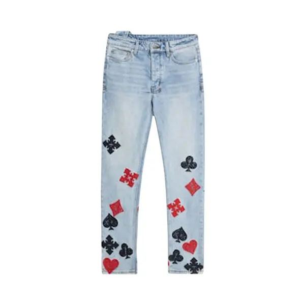 Ksubi Chitch Duke Jeans With Card Motifs