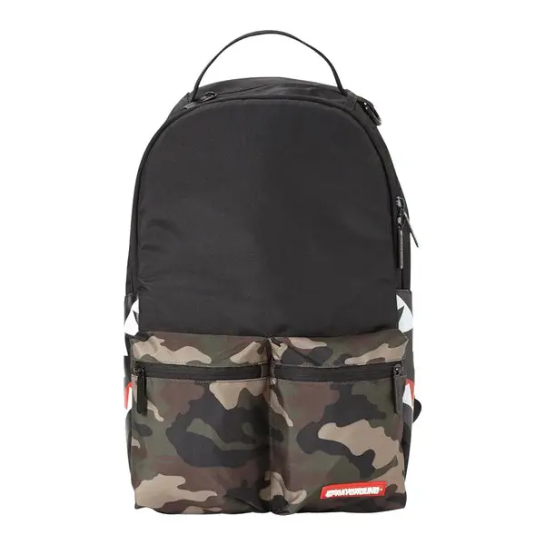 SPRAYGROUND Camo Side Shark Double Cargo Backpack