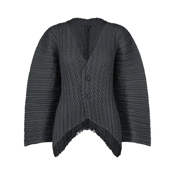 Issey Miyake Pleated Cardigan