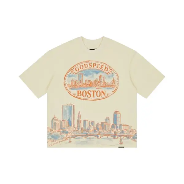 GODSPEED Boston Skyline T-shirt 'bone