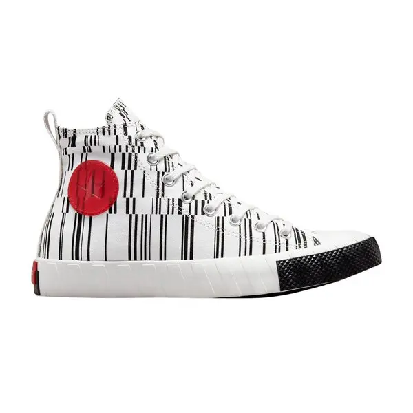 CONVERSE Unt1tl3d High 'translucent Barcode University Red - White