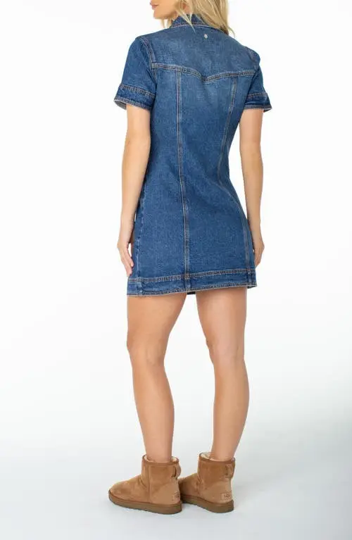 Roxy Dusk After Dark Button-up Minidress