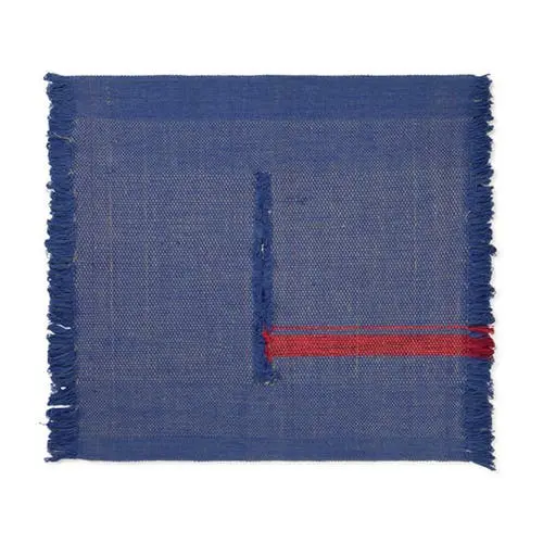 LORENA CANALS Handloom Wall Hanger - Blue/red