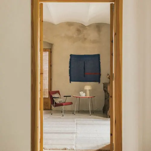LORENA CANALS Handloom Wall Hanger - Blue/red