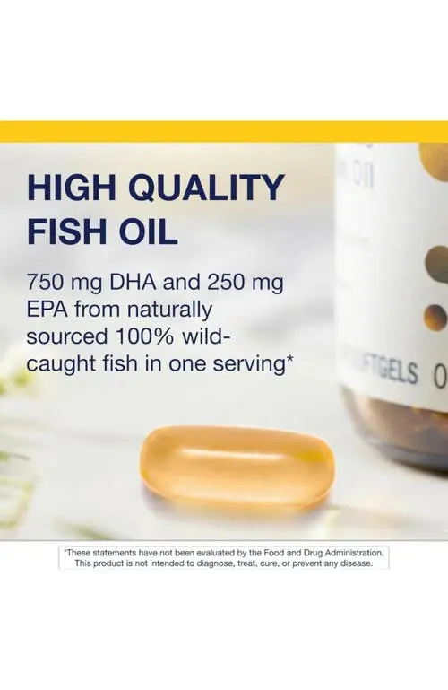 METAGENICS Omegagenics Fish Oil Neuro 1000 Mg Omega Supplement 60 Softgels