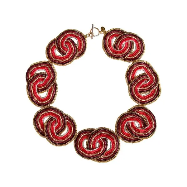 ILIANA ARRAZOLA Beaded Statement Necklace