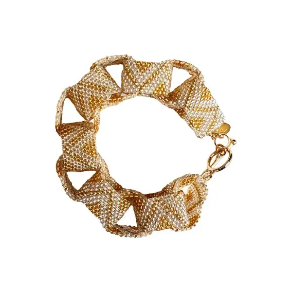 ILIANA ARRAZOLA Gold / Silver Bold Chunky Link Bracelet, Gold