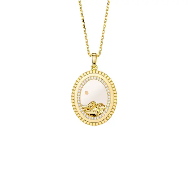 VANIMY Parable Of The Mustard Seed Pendant Necklace - Gold