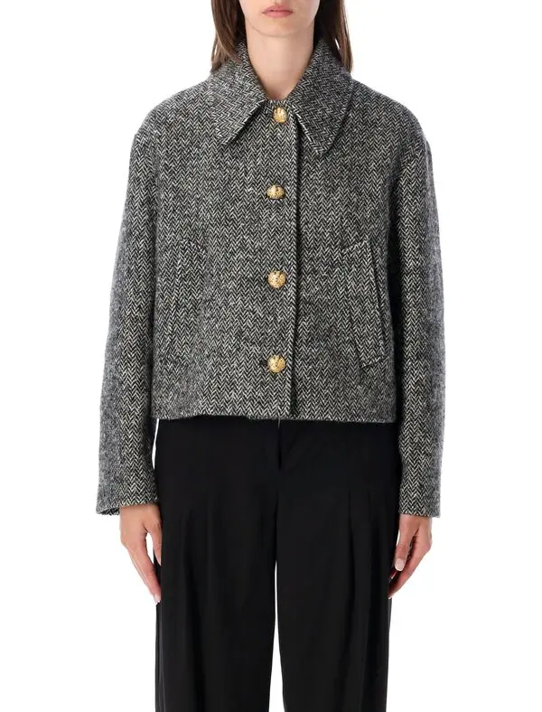 Valentino Garavani Wool-blend Jacket - Nero