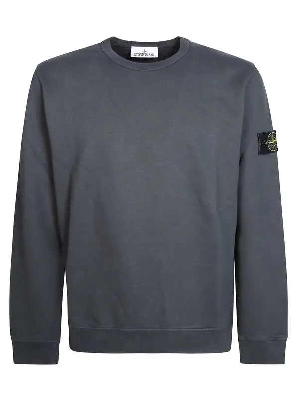 Stone Island Stone-inspired Fleece Sweatshirt - Grigio