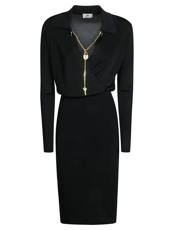 Elisabetta Franchi Sweater Knit Gown