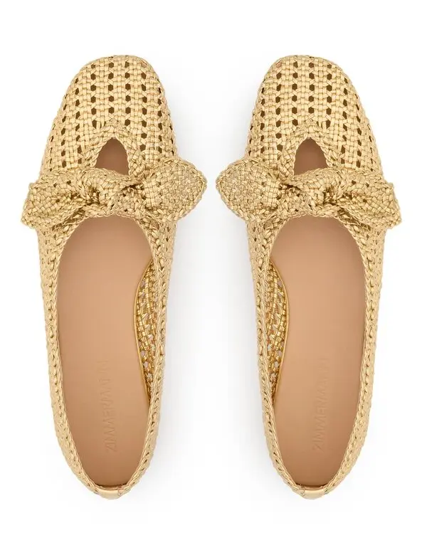Zimmermann Carousel Ballerina Flats - Gold