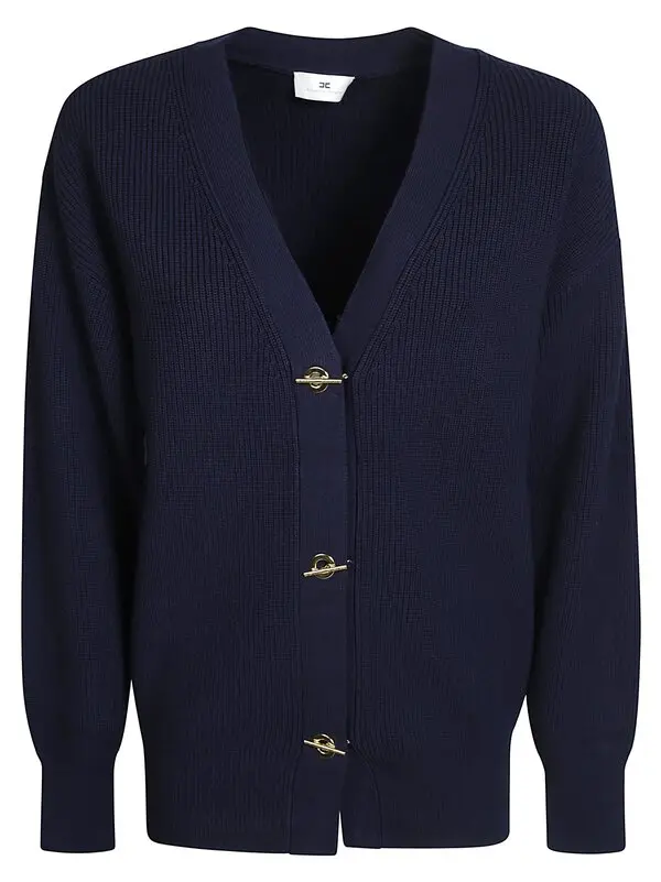Elisabetta Franchi Knit Sweater - Blu