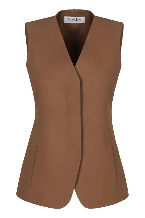 Max Mara Reno Single-breasted Cotton Vest