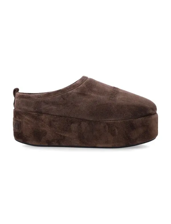 Balenciaga Alaska Soft Platform Flat - Light Espresso