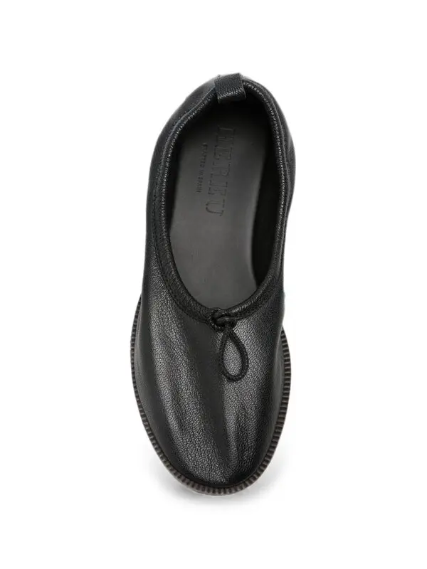 Hereu Puntera Leather Ballerina Flats
