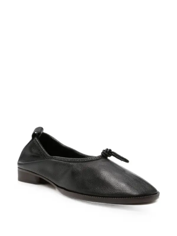 Hereu Puntera Leather Ballerina Flats