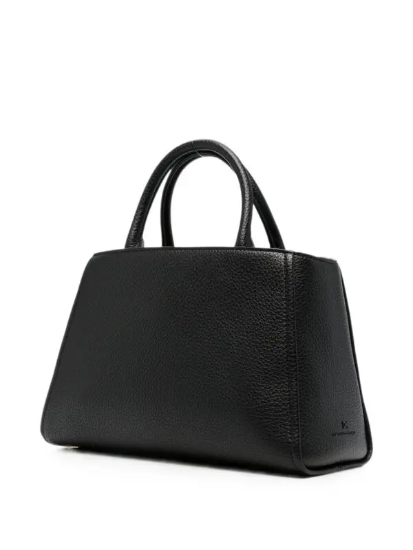 Elisabetta Franchi Faux Leather Tote Bag With Gold Tone Accents