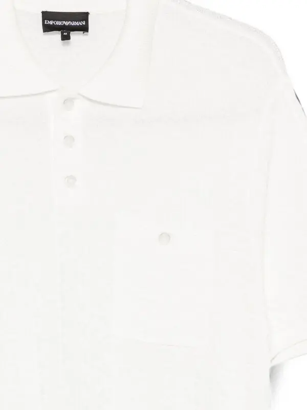 Emporio Armani Knitted Polo Shirt