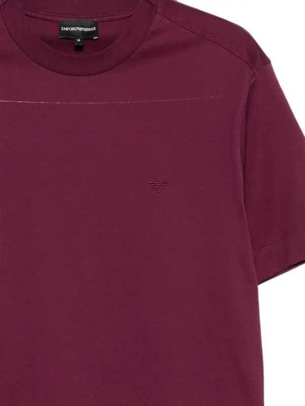 Emporio Armani Logo Cotton T-shirt - Red