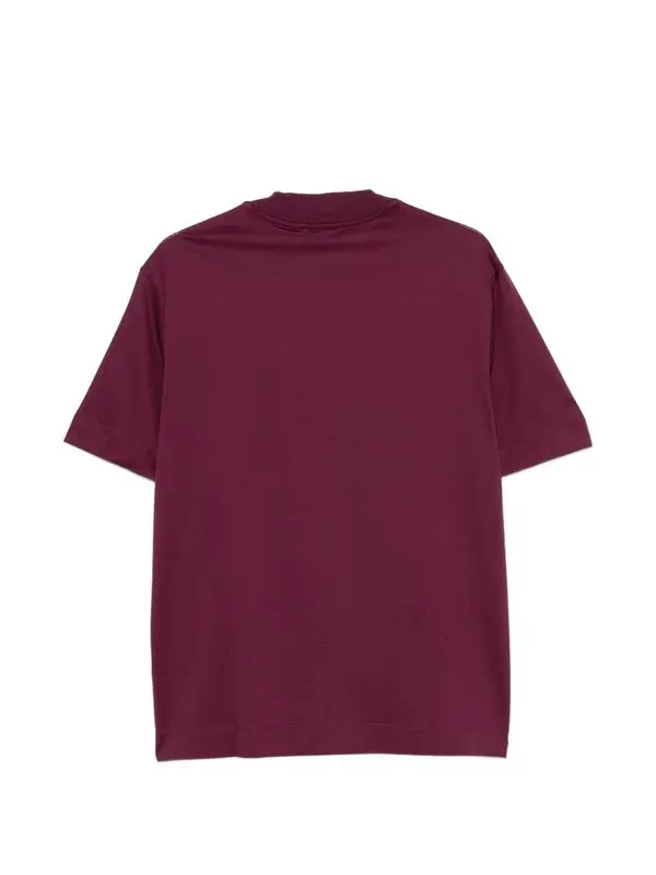 Emporio Armani Logo Cotton T-shirt - Red