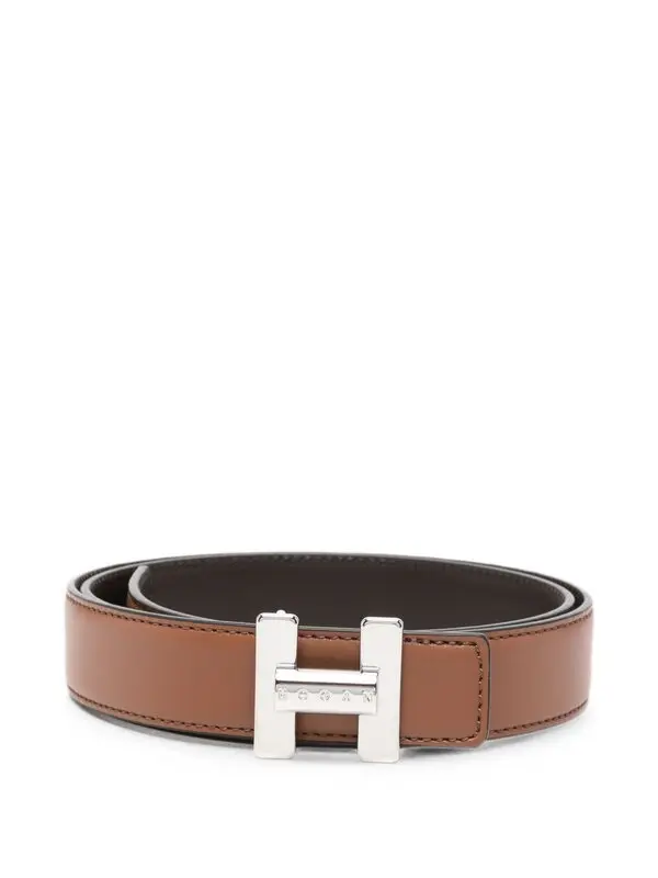 Hogan Leather Belt - Brown