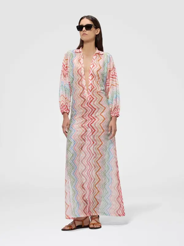 Missoni Long Zig Zag Printed Cover-up