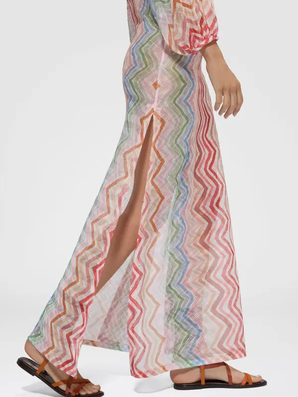 Missoni Long Zig Zag Printed Cover-up