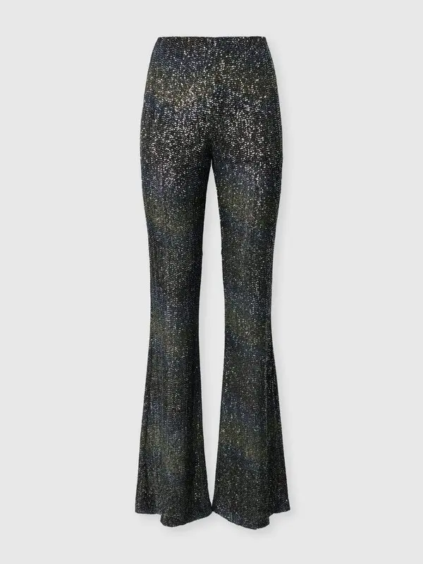 Missoni Sequin Flare Trousers - Multicoloured
