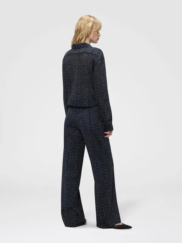 Missoni Viscose Lamé Shirt With Greek Key Motif