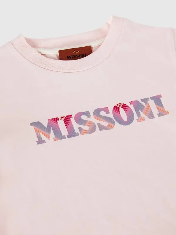 Missoni Short-sleeve Cotton Crewneck T-shirt