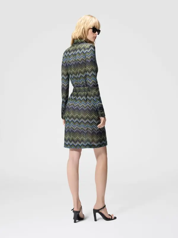 Missoni Midi Shirt Dress In Viscose