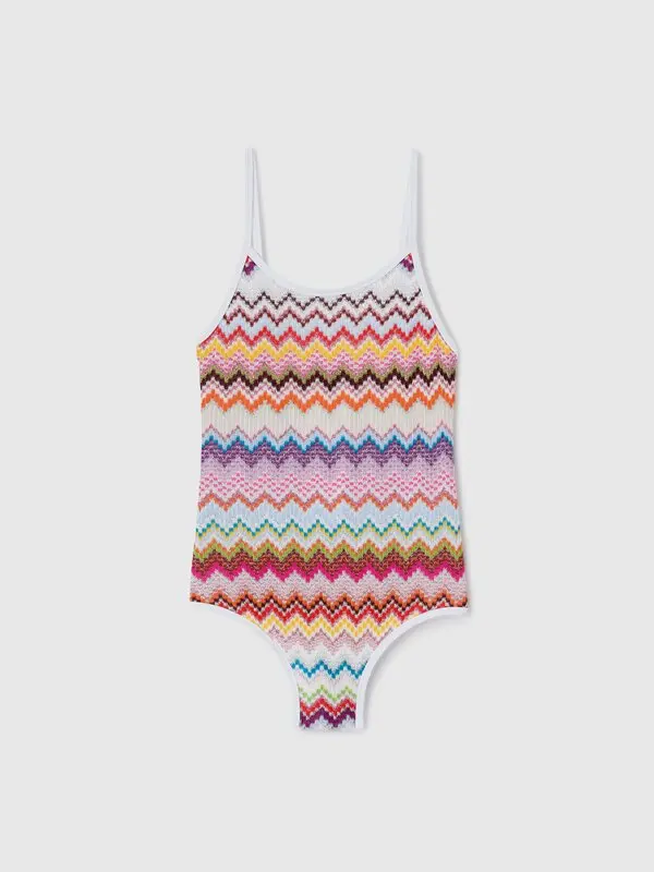 Missoni Viscose Lamé-blend One-piece Swimsuit