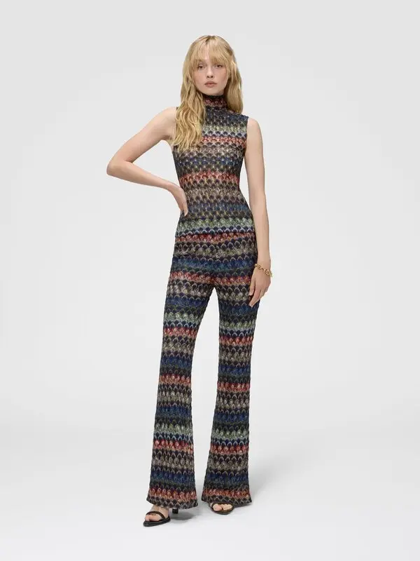 Missoni Sleeveless Viscose Lamé Top